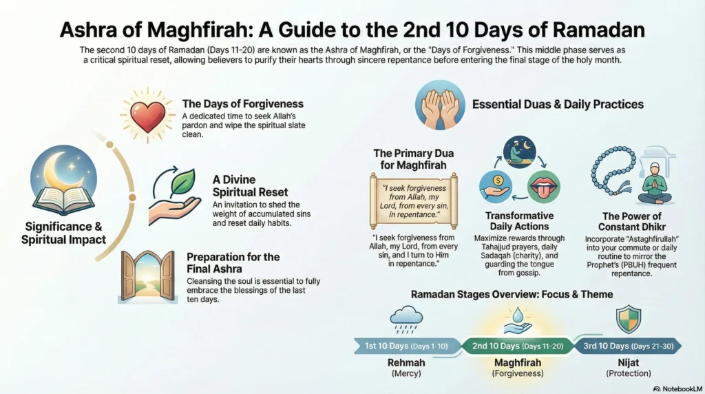 2nd 10 Days of Ramadan (Ashra): Duas & Tips | Ramadan 2026
